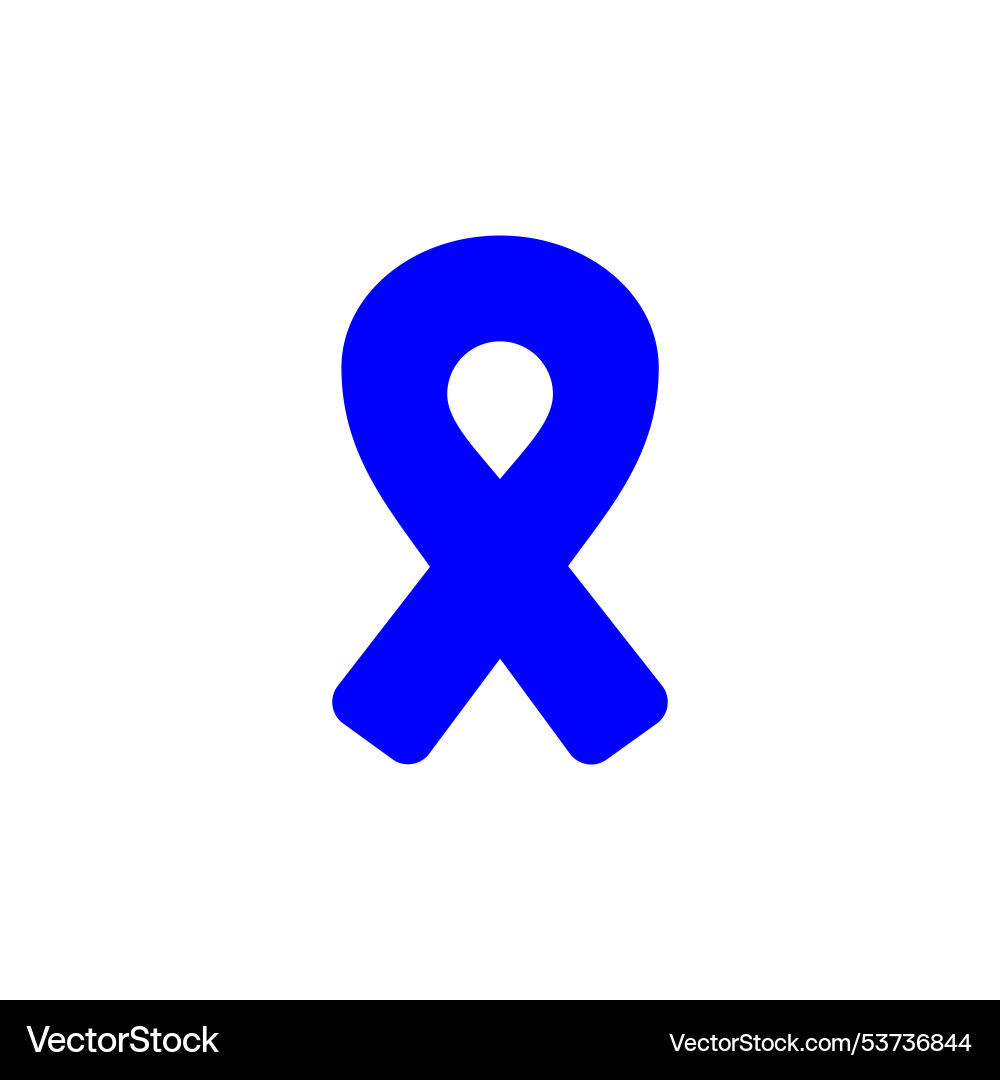 Als awareness month ribbon Royalty Free Vector Image