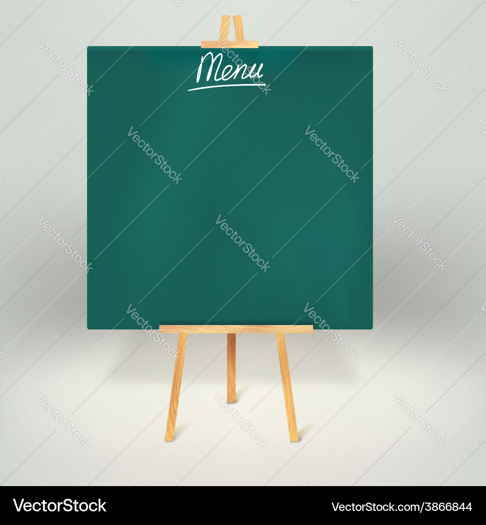 Menu blackboards or chalkboards Royalty Free Vector Image