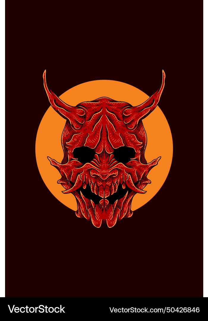 Monster samurai Royalty Free Vector Image - VectorStock
