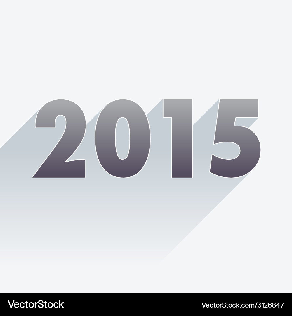 2015 theme Royalty Free Vector Image - VectorStock