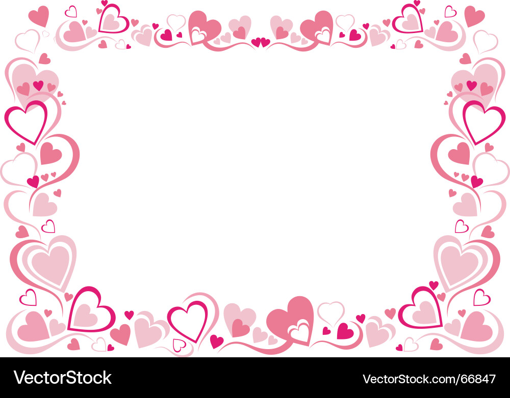 Vector Heart Photo Frames Free Vector | Heart Shape Frames Collection