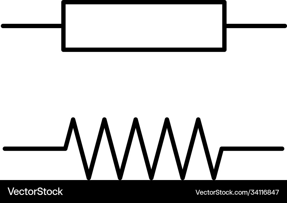 Resistor Circuit Symbols Basic Circuit Elements | Symbols Of Resistor,