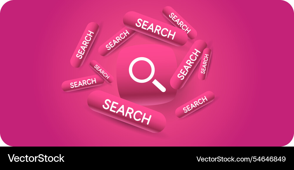A poster with search bar for useful Royalty Free Vector