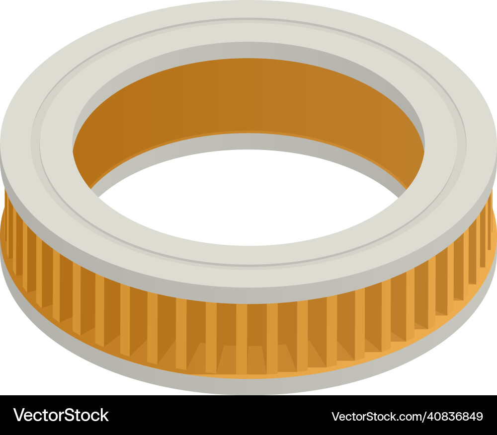 Automobile air filter composition Royalty Free Vector Image