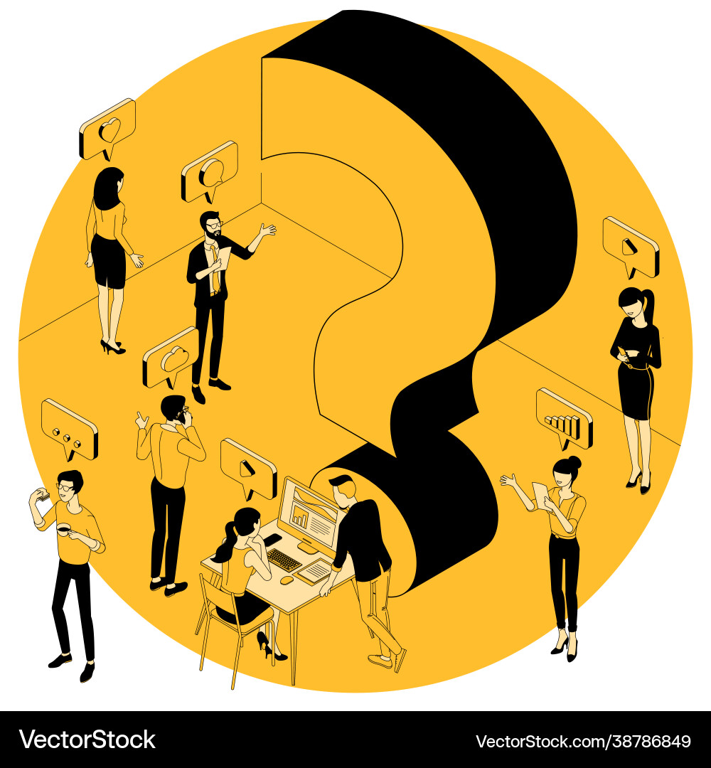 Big question mark Royalty Free Vector Image - VectorStock