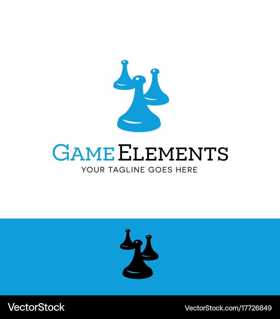 Game tokens logo Royalty Free Vector Image - VectorStock