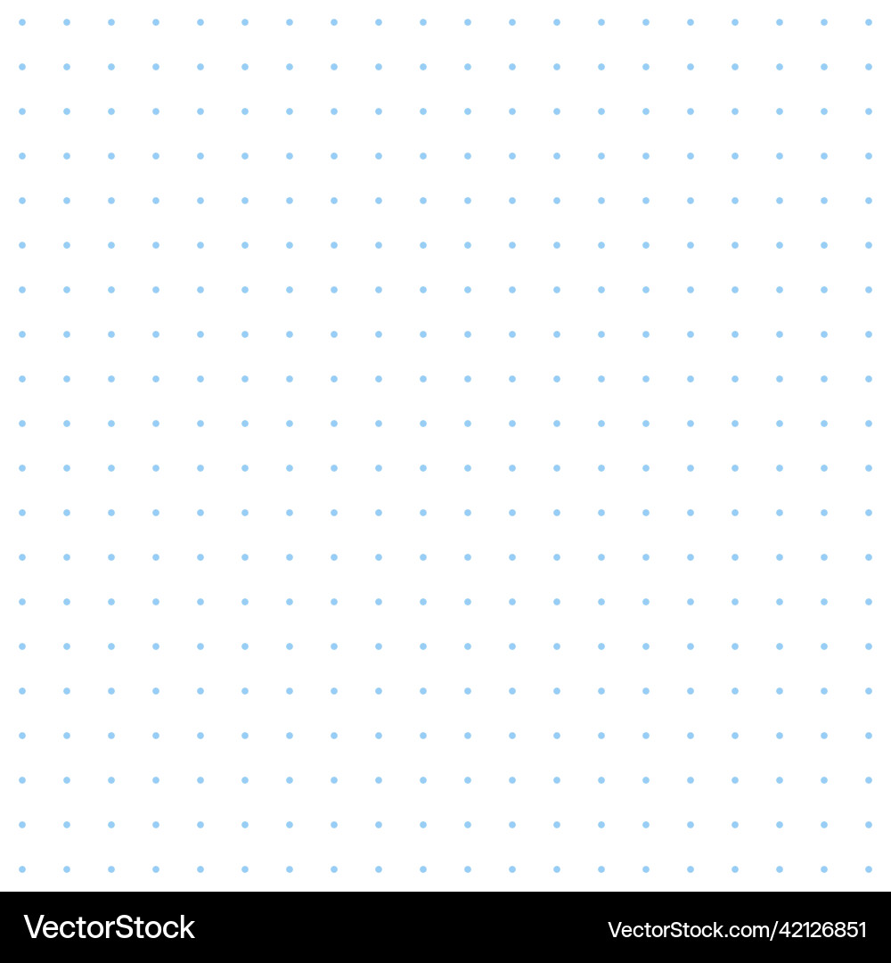 Dotted grid seamless pattern for bullet journal Vector Image