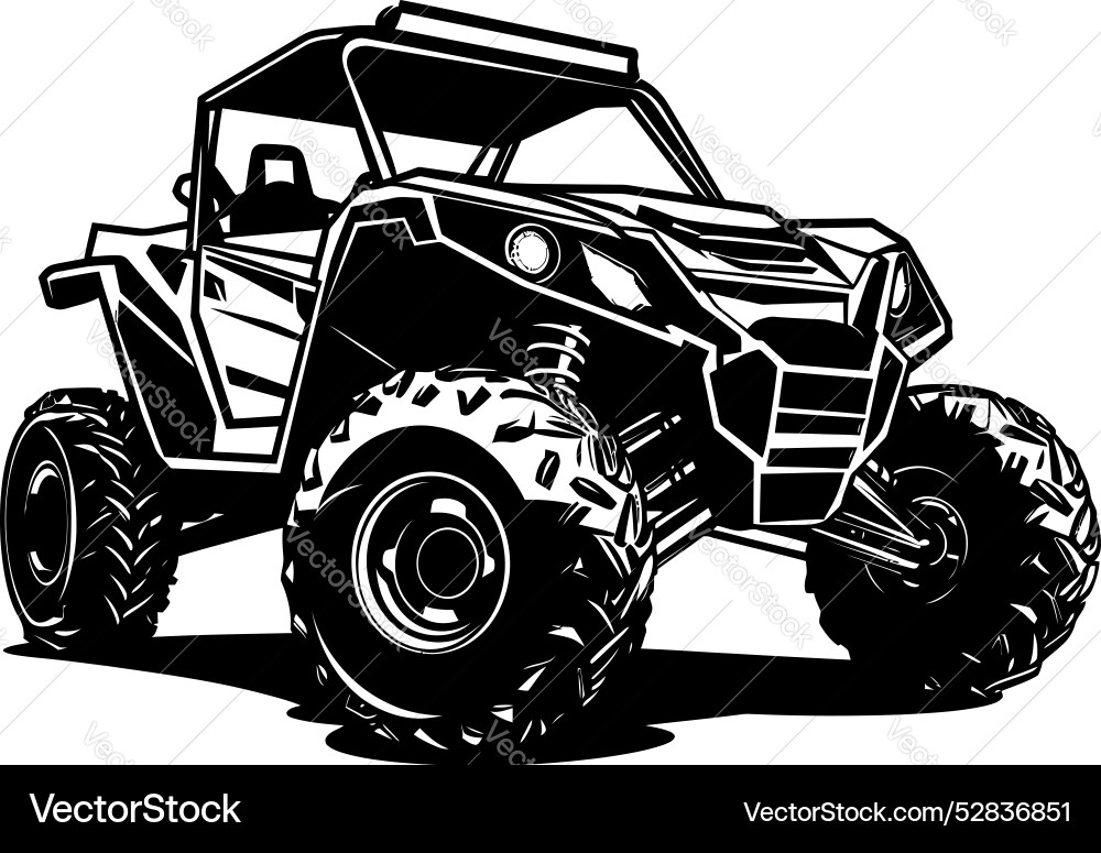Nature adventurer utv emblem design off road Vector Image