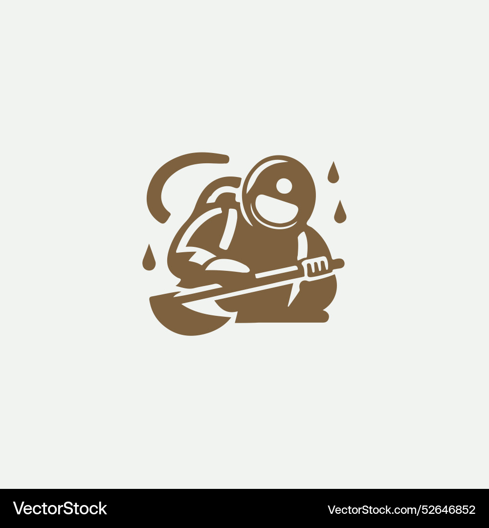 Caving logo Royalty Free Vector Image - VectorStock
