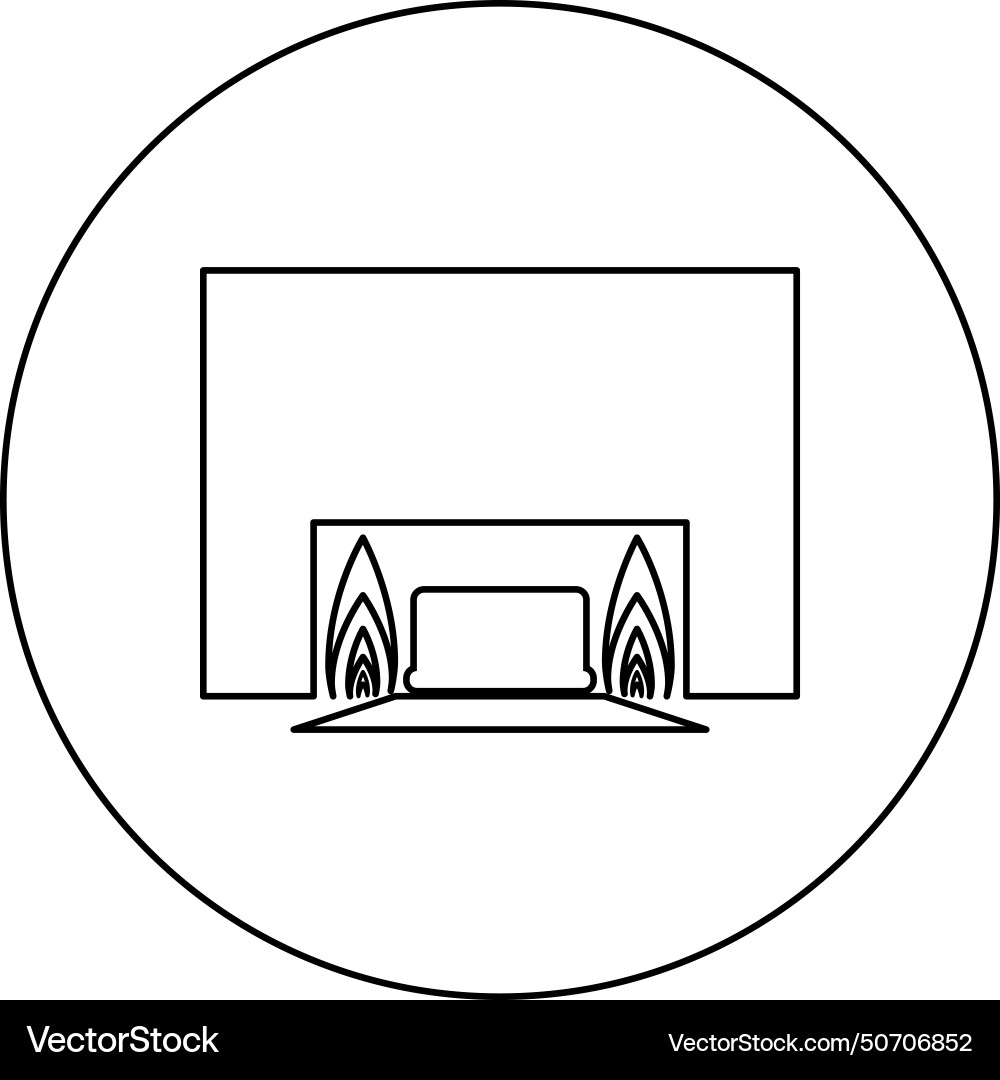 Crematorium cremation process Royalty Free Vector Image