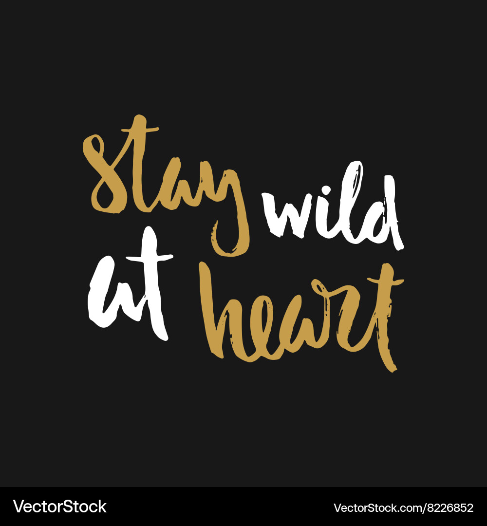 Hand drawn lettering poster Royalty Free Vector Image