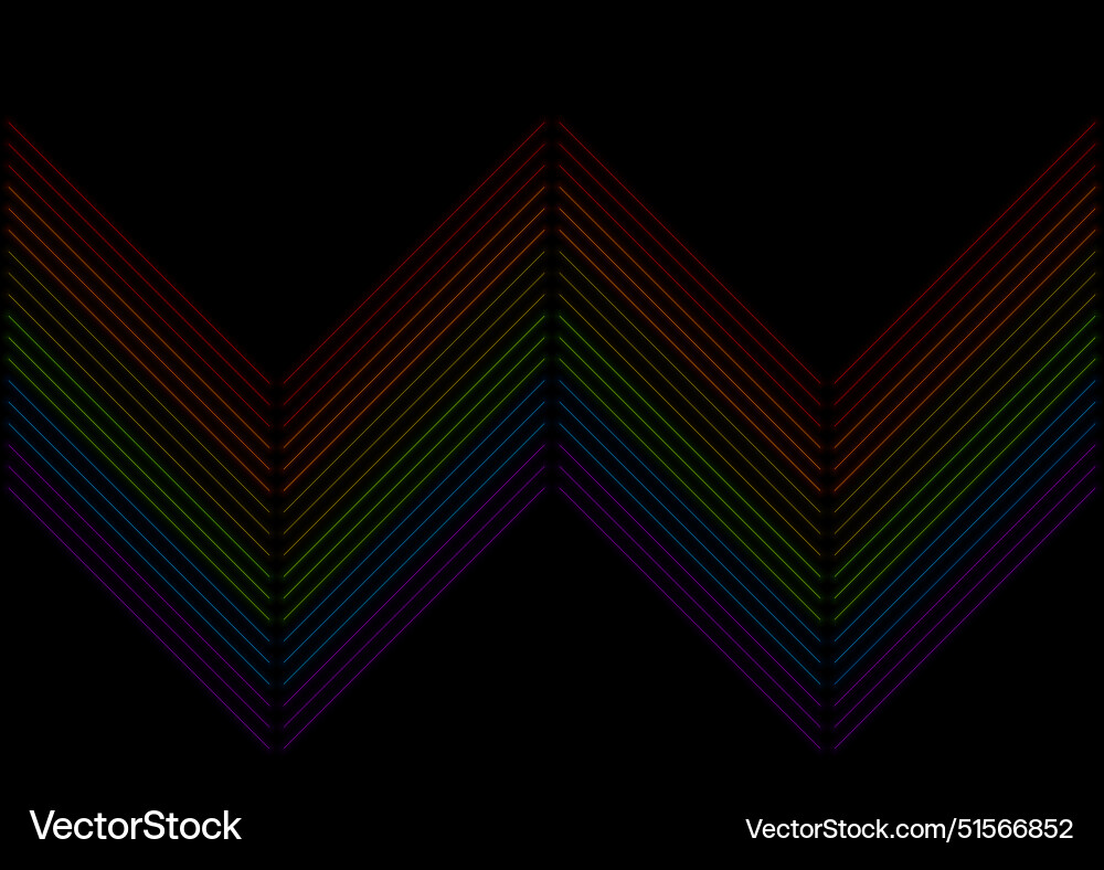 Lgbtq Stolz Monat abstrakt Neon Hintergrund Vektorbild