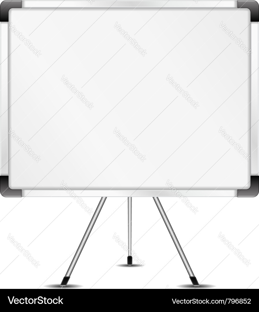 Whiteboard Royalty Free Vector Image - VectorStock