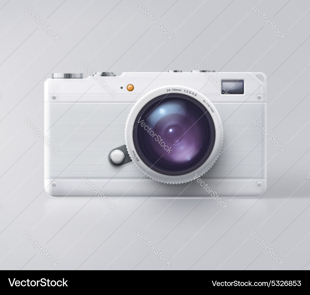 Isolated camera Royalty Free Vector Image - VectorStock