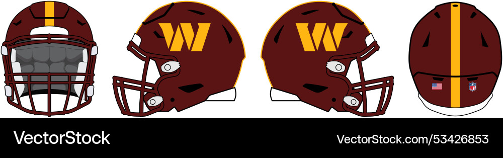 Washington commanders american football team Vector Image