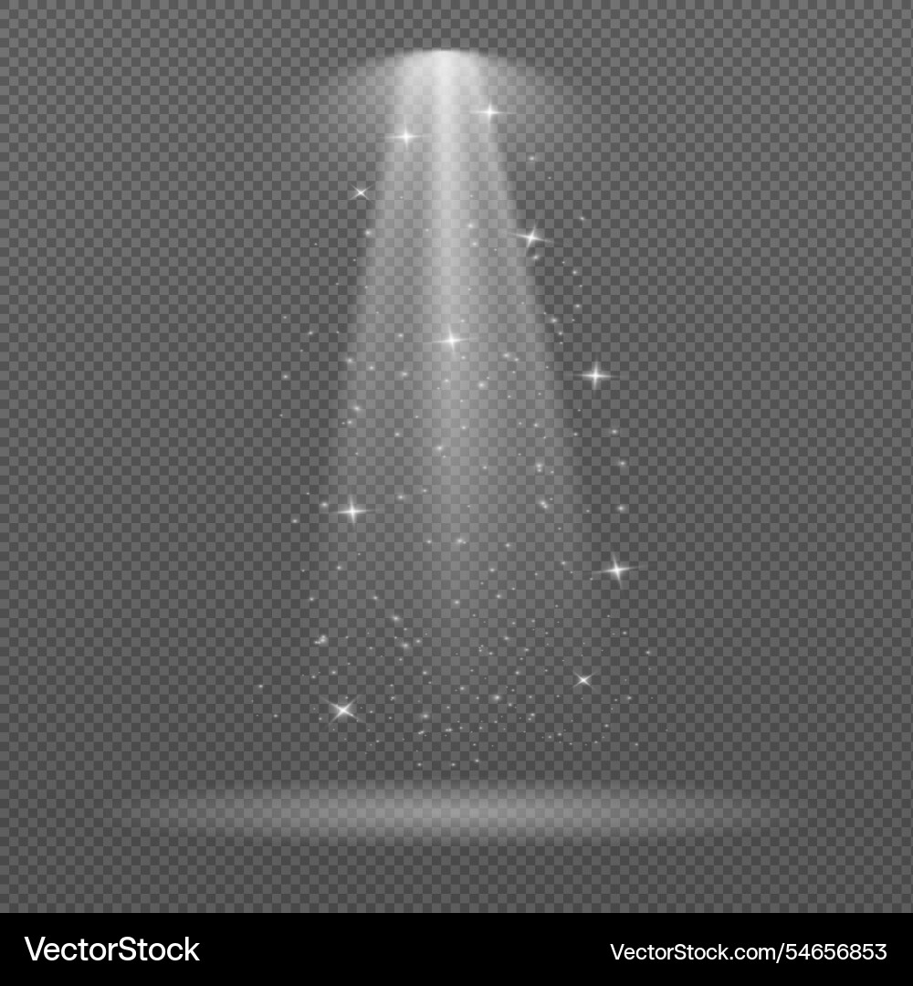 White spotlight with glowing sparkle – Free Vector | VectorStock