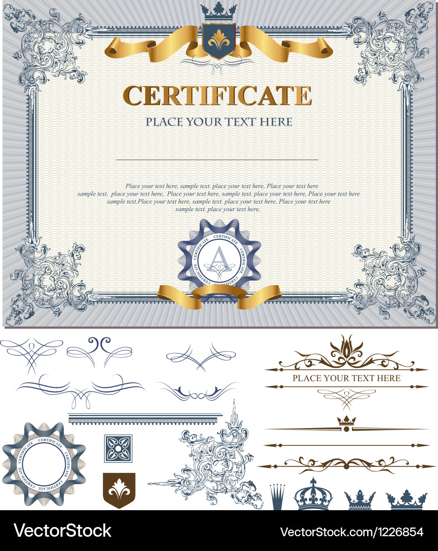 Certificate Royalty Free Vector Image - VectorStock