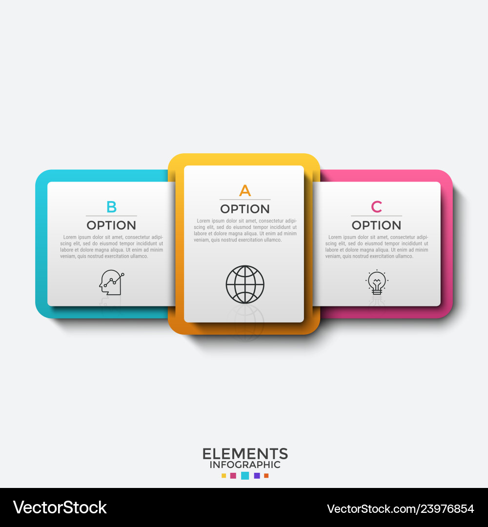Modern Infographic Elements Royalty Free Vector Image