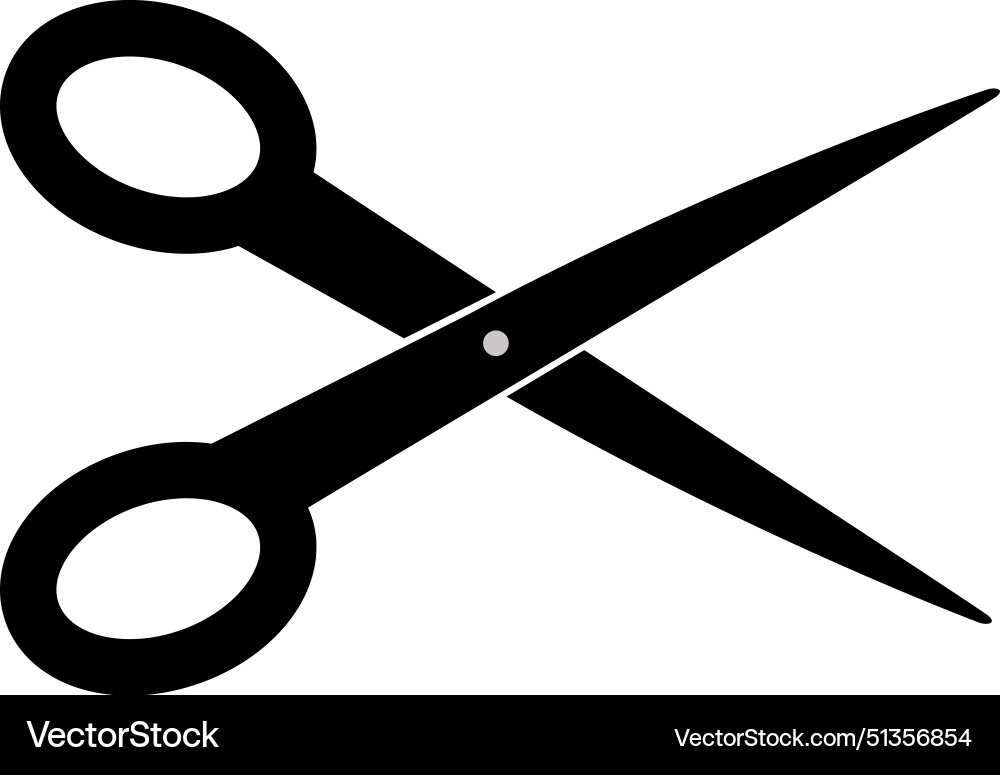 Scissor icon scissor symbol Royalty Free Vector Image