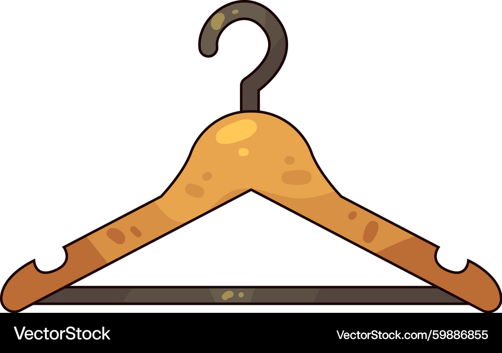 Clothes Hangers Royalty Free Vector Image - VectorStock