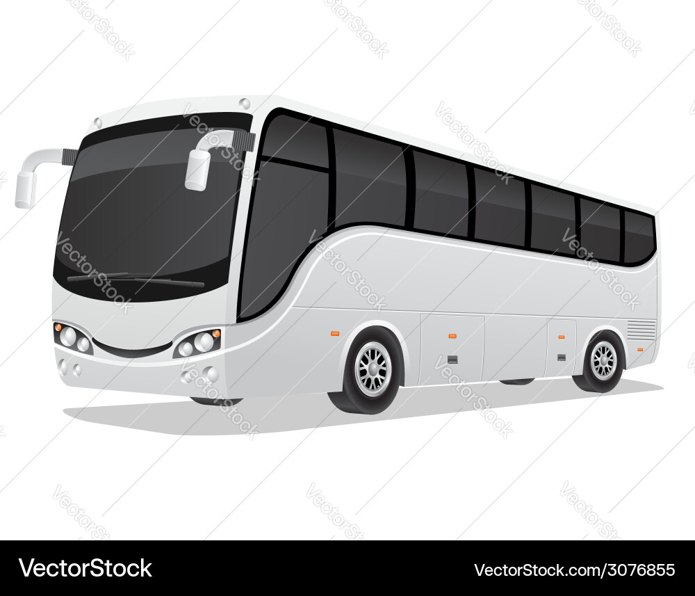 Modern Tour Bus Royalty Free Vector Image - VectorStock