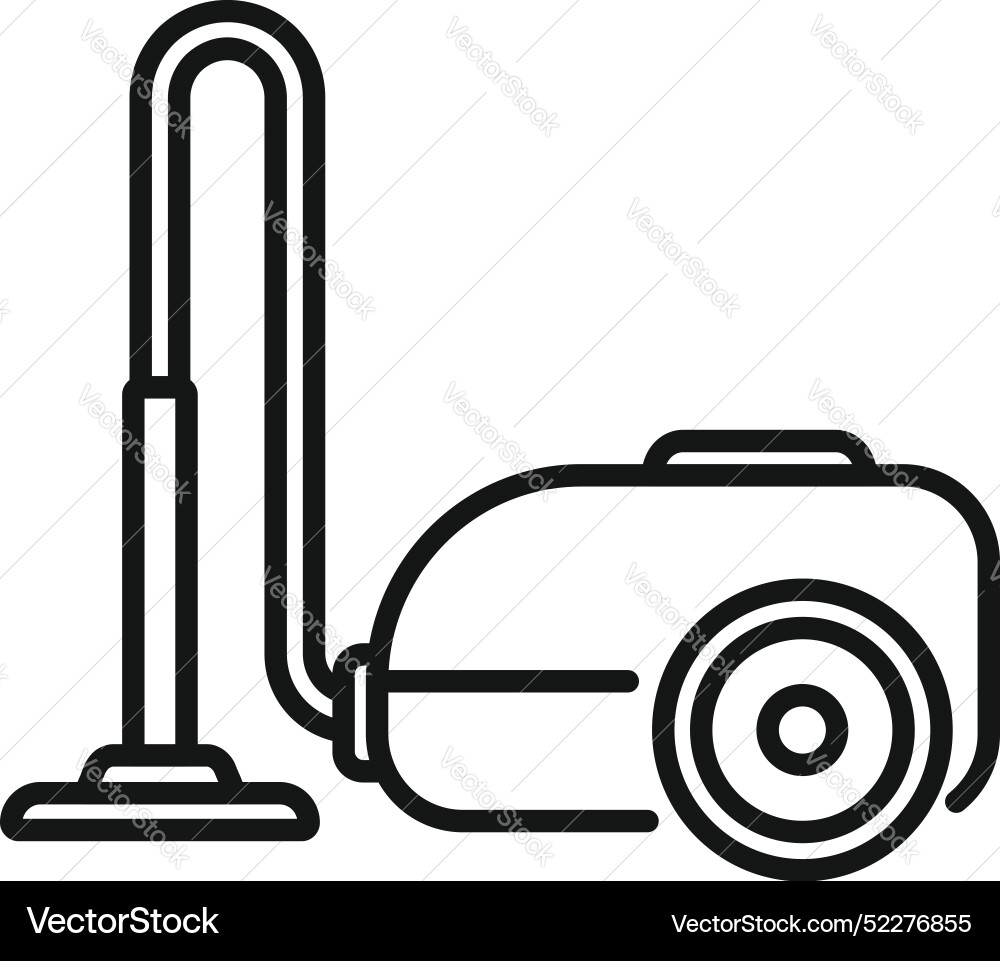 Vacuum cleaner cleaning dust icon representing Vector Image