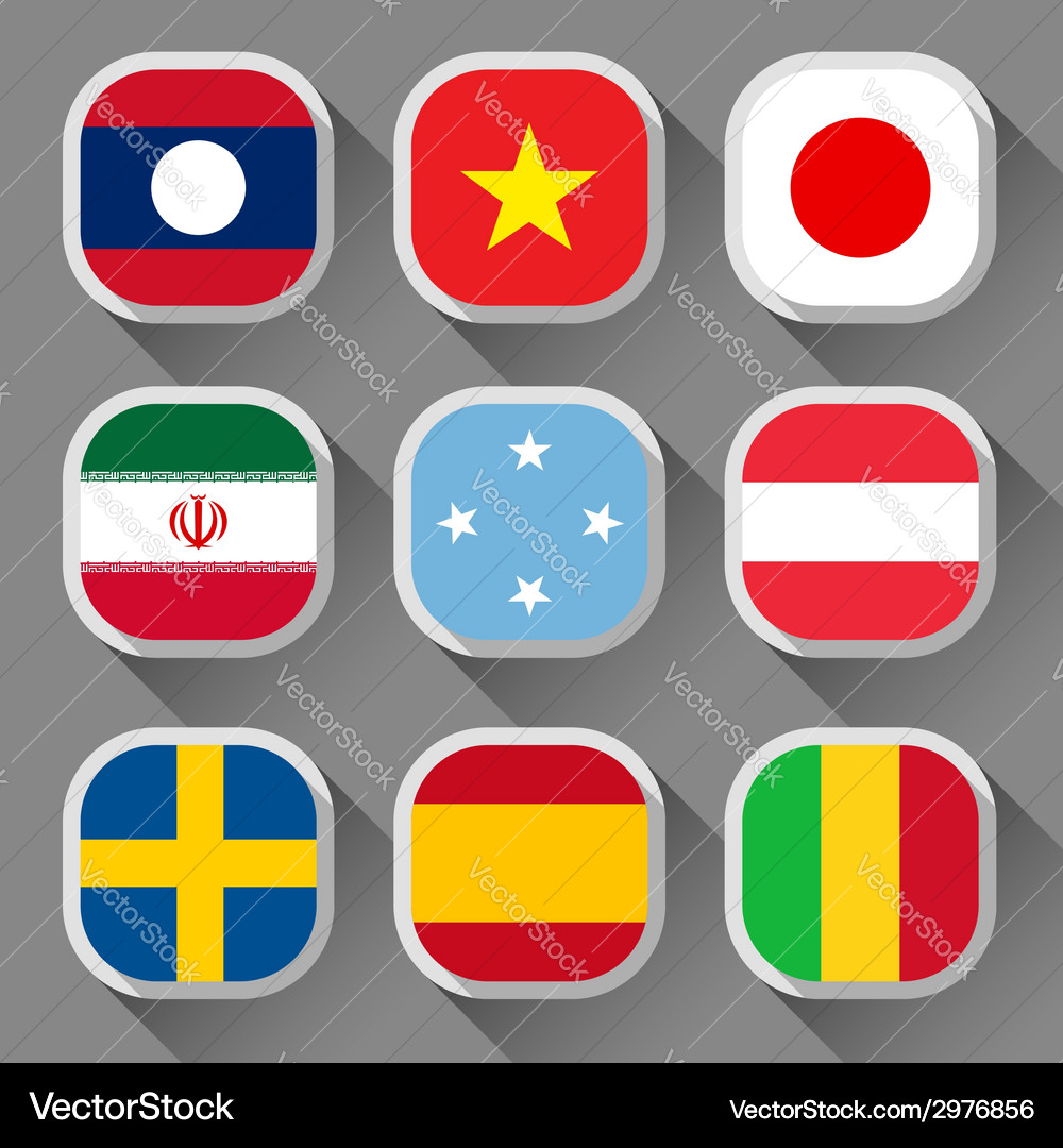 Flags of the world Royalty Free Vector Image - VectorStock