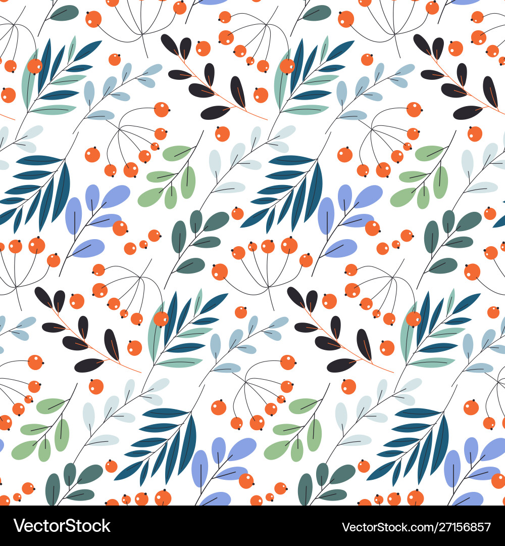 Cute pattern in small flower colorful Royalty Free Vector
