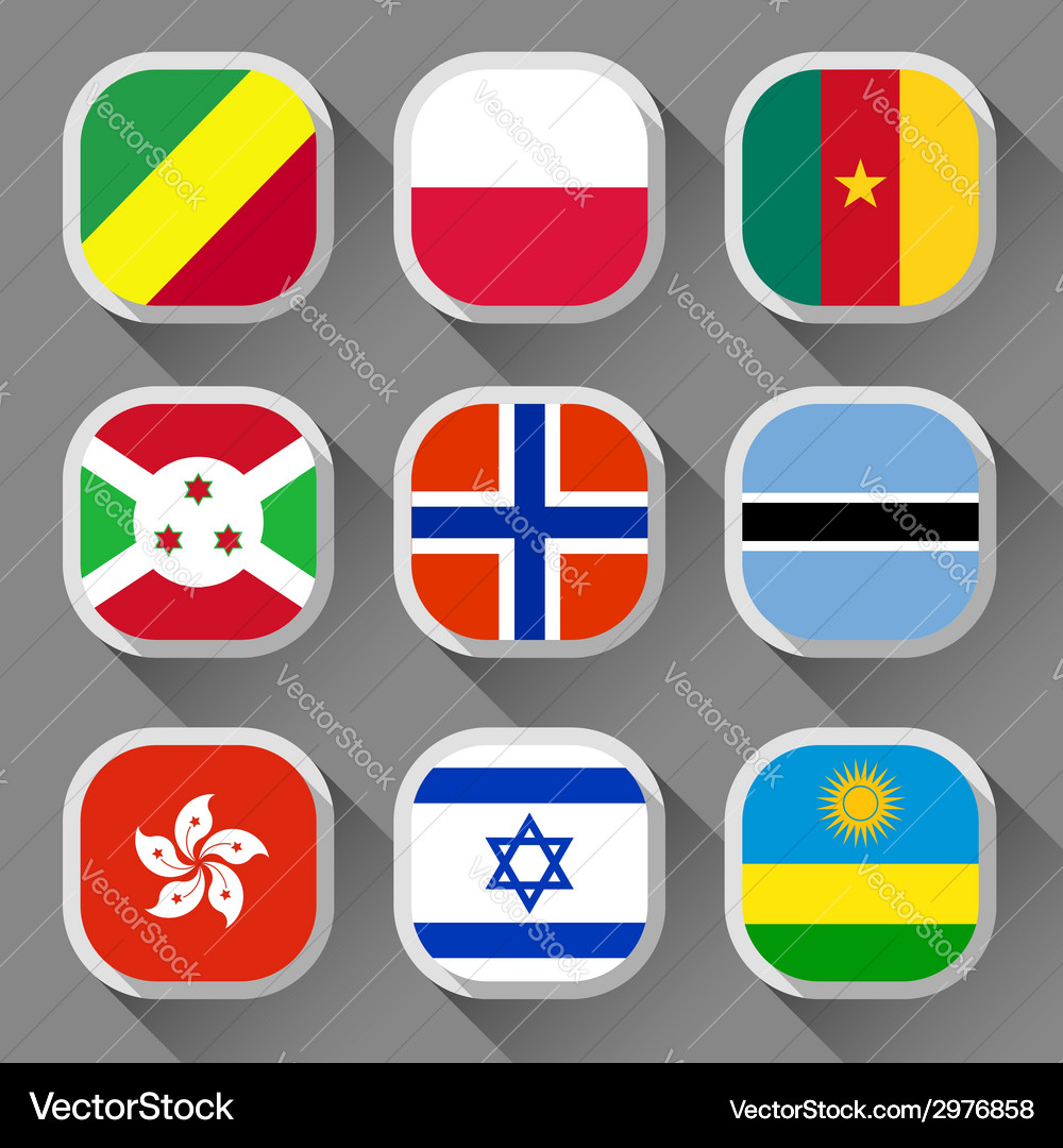 Flags of the world Royalty Free Vector Image - VectorStock