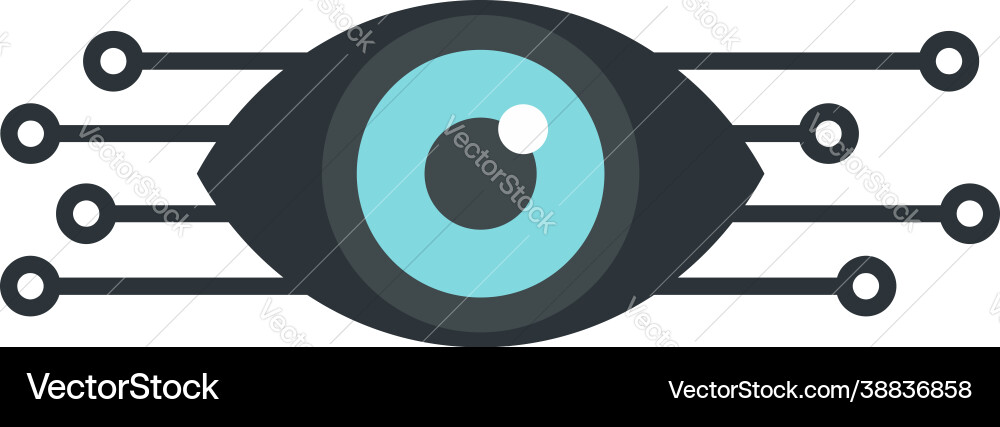 Robot Eye Vector