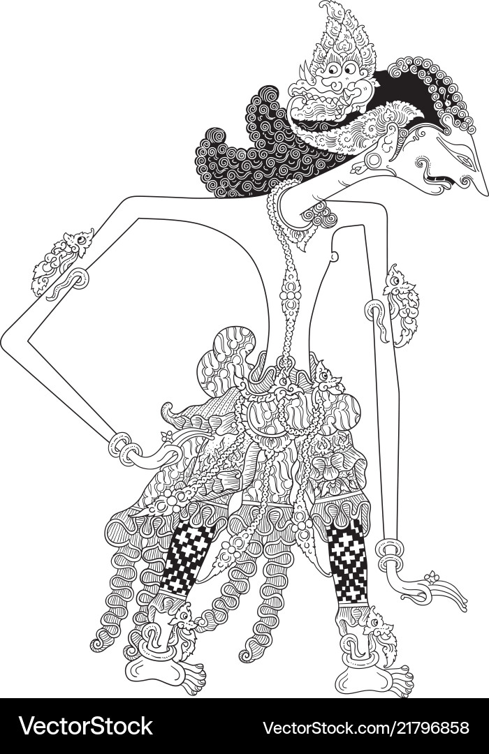 Warsasena Royalty Free Vector Image - VectorStock