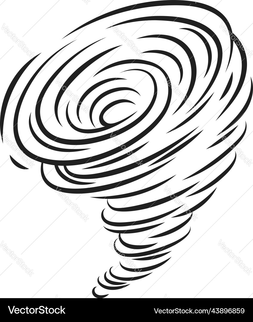 Hurricane Outline Storm Tornado Vector Images (over 1,400)