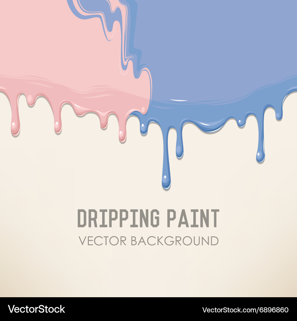 Dripping paint background Royalty Free Vector Image