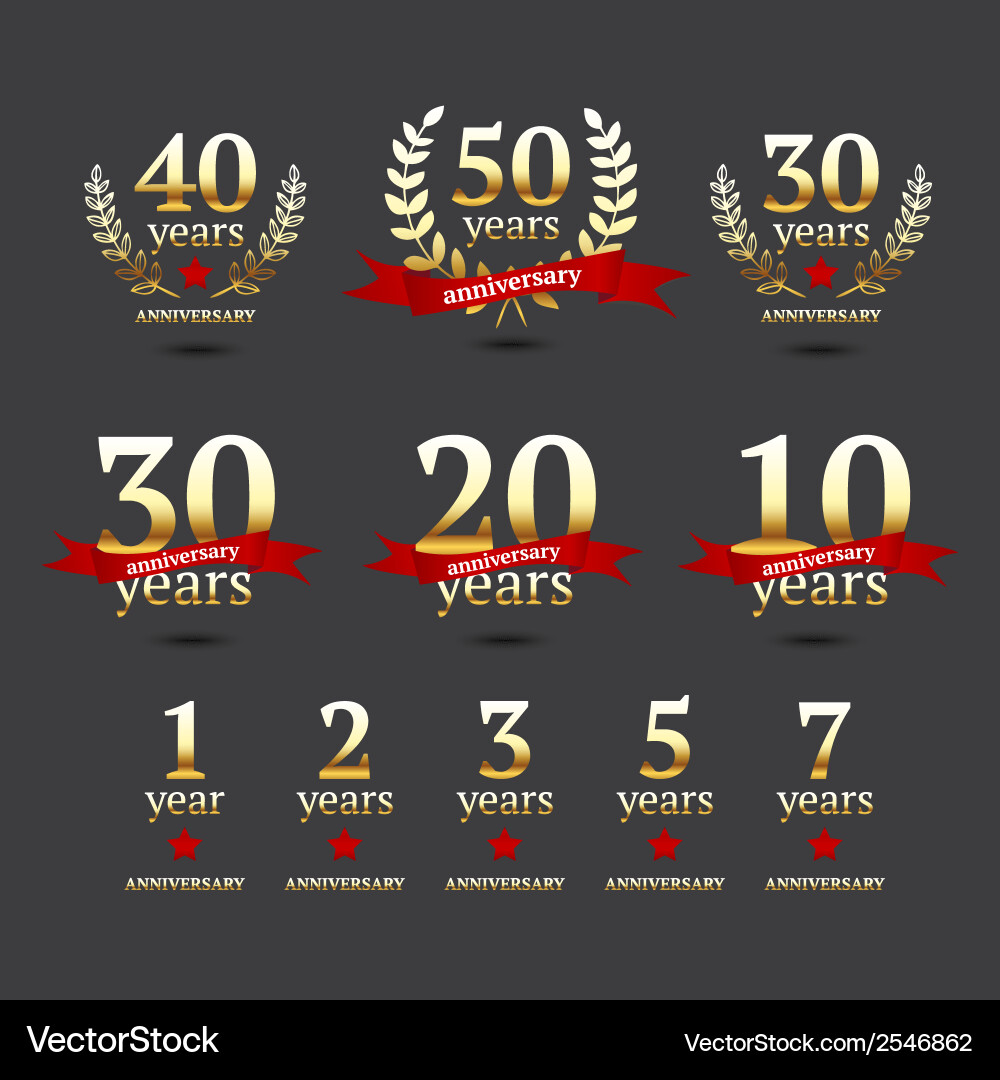 Goldene Jubiläumsfeier Lizenzfreies Vektorbild