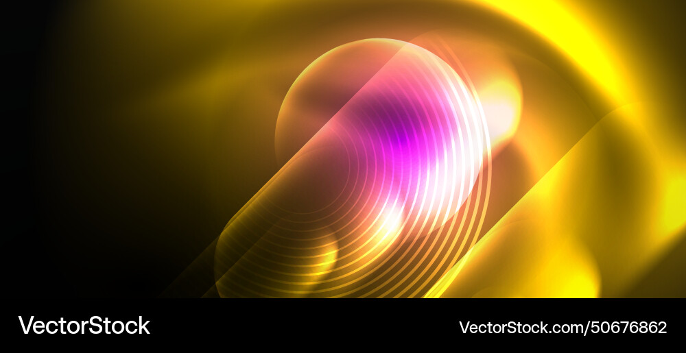 Shiny color neon glowing design Royalty Free Vector Image