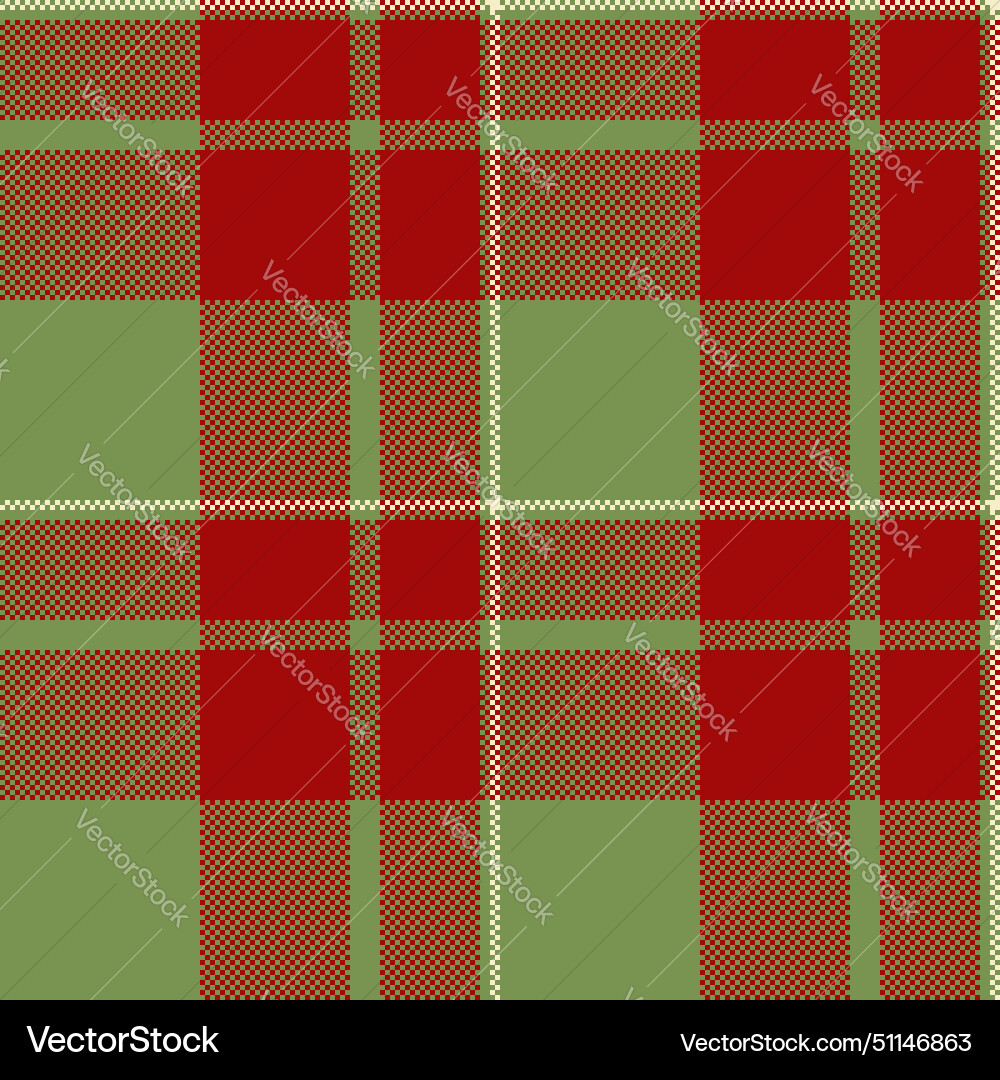 Fabric pattern check of textile seamless texture Vector Image