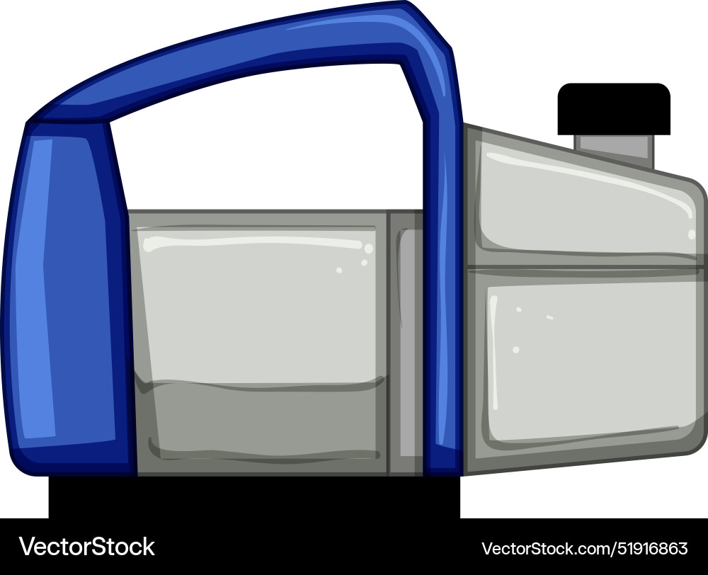 Hvac vacuum pump cartoon Royalty Free Vector Image