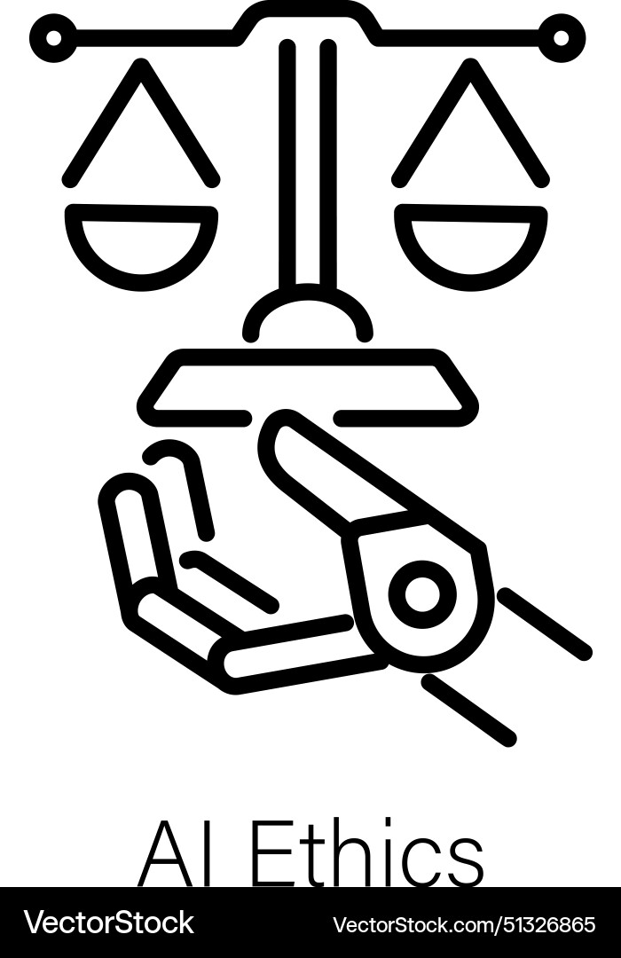 Ai ethics Royalty Free Vector Image - VectorStock