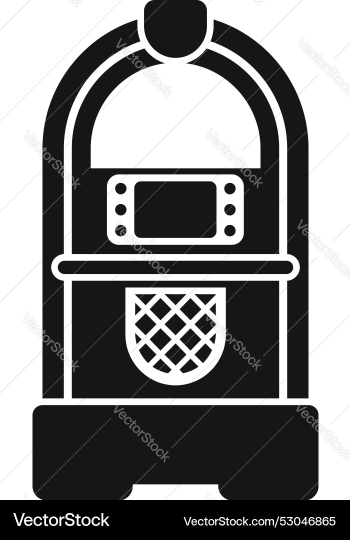 Classic jukebox bringing music and nostalgia to Vector Image