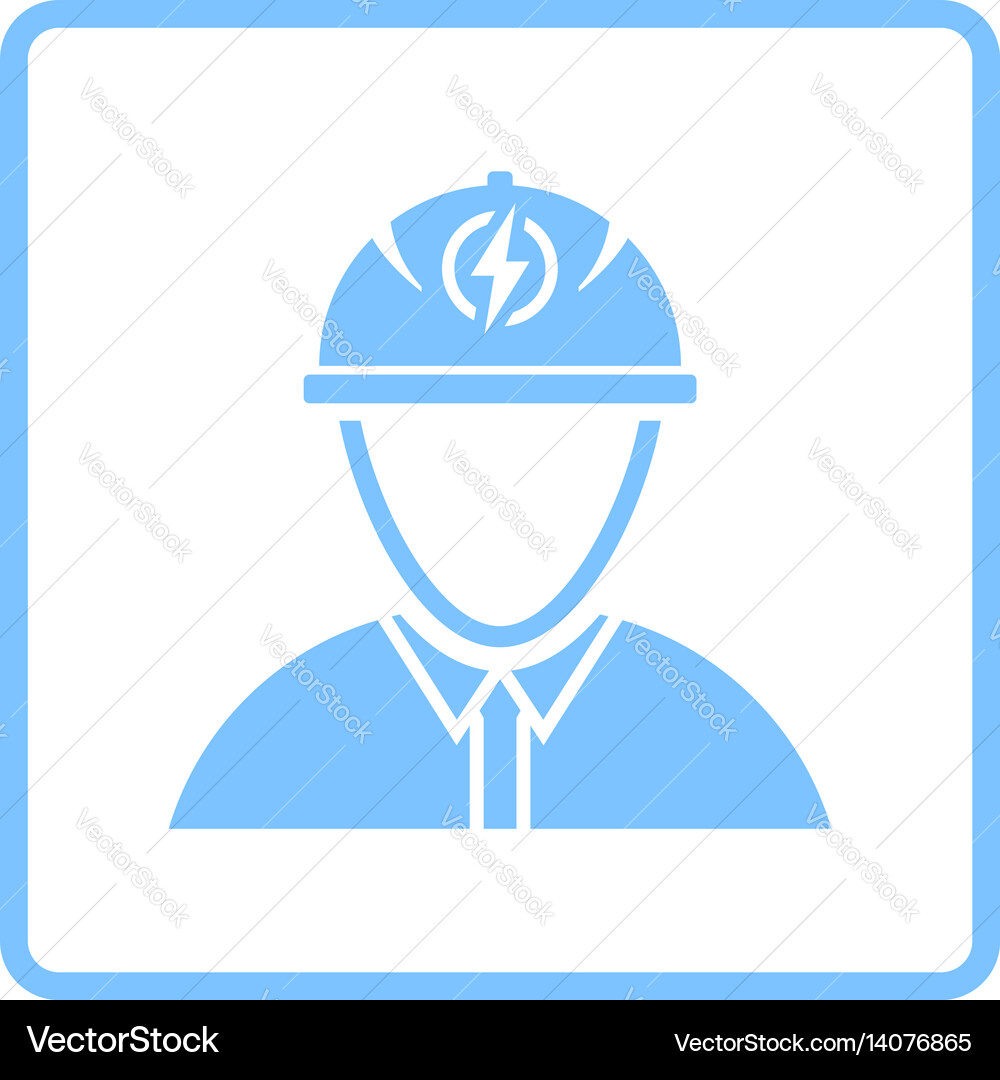 Electric engineer icon Royalty Free Vector Image