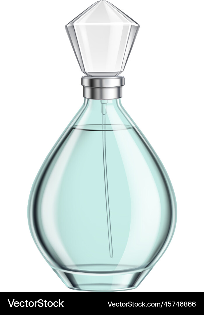 Feminine perfume jar composition Royalty Free Vector Image