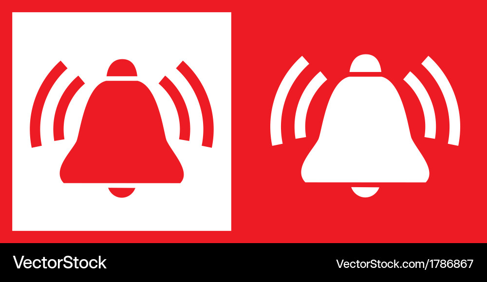 Bell icon Royalty Free Vector Image - VectorStock