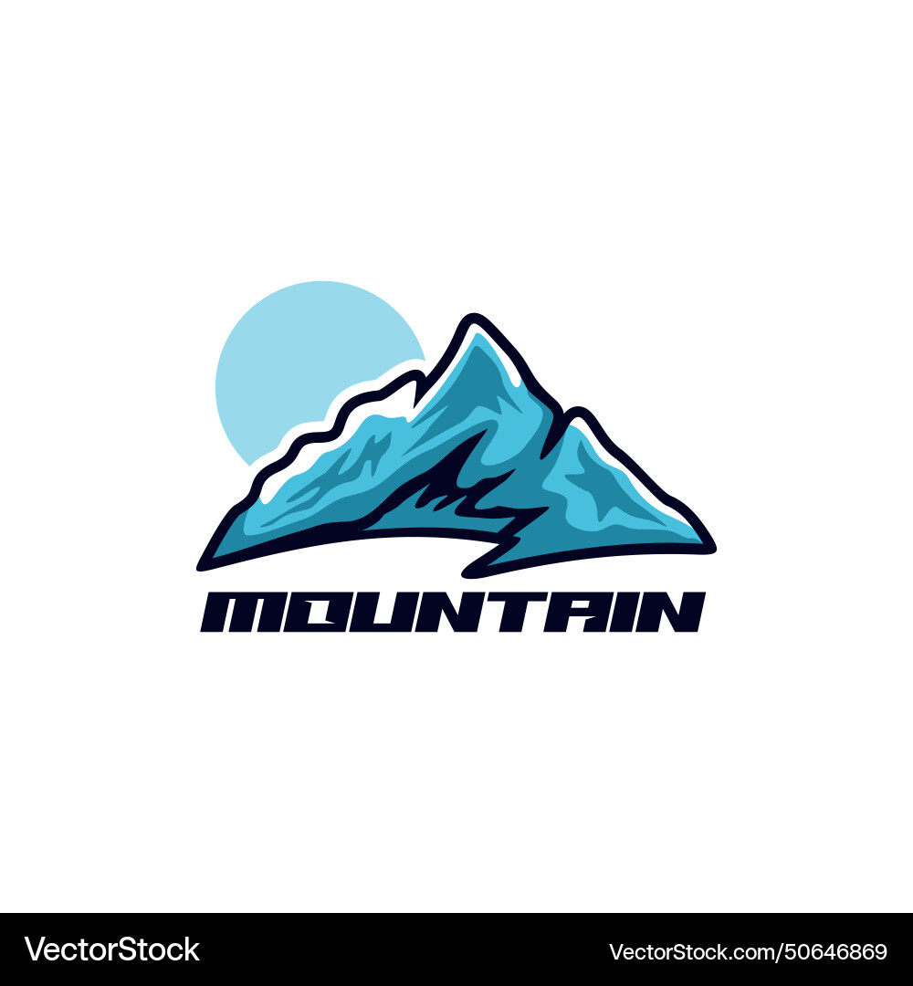 Mountain logo Royalty Free Vector Image - VectorStock