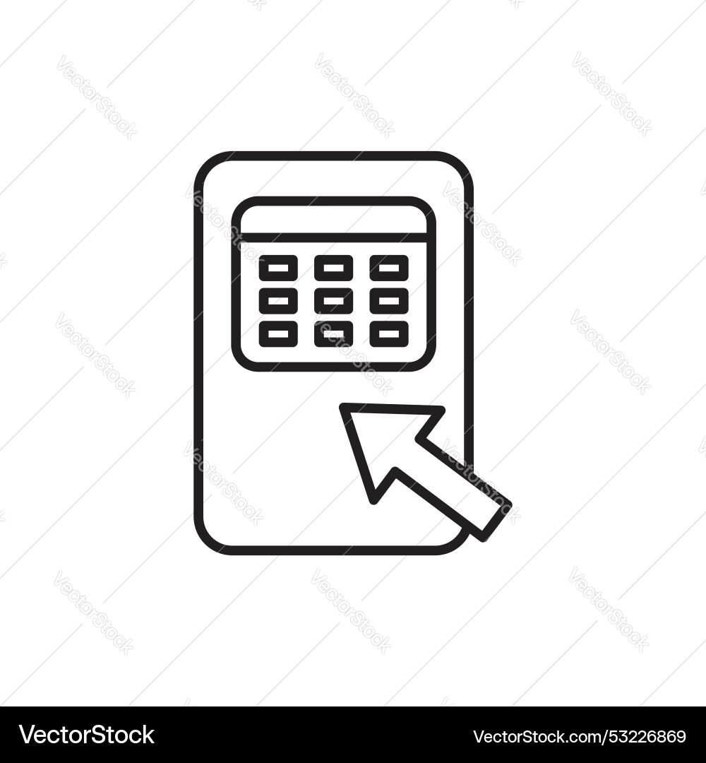 Online appointment icon set calendar booking Vector Image