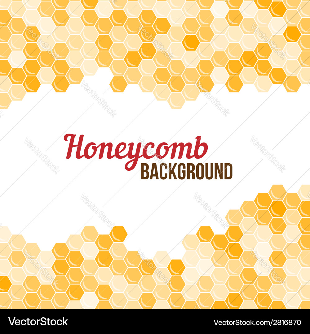 Honeycomb Pattern Background Royalty Free Vector Image