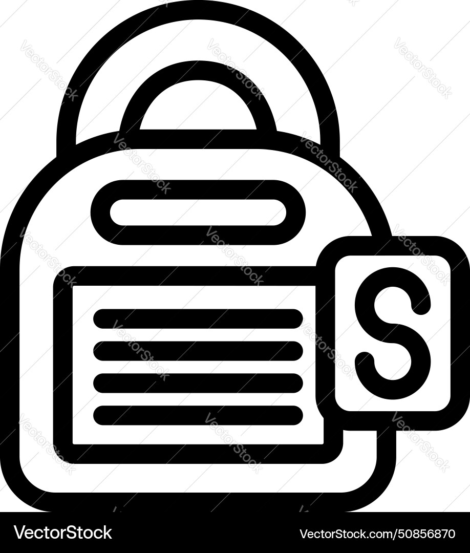 Litter substrate icon outline sanitize Royalty Free Vector