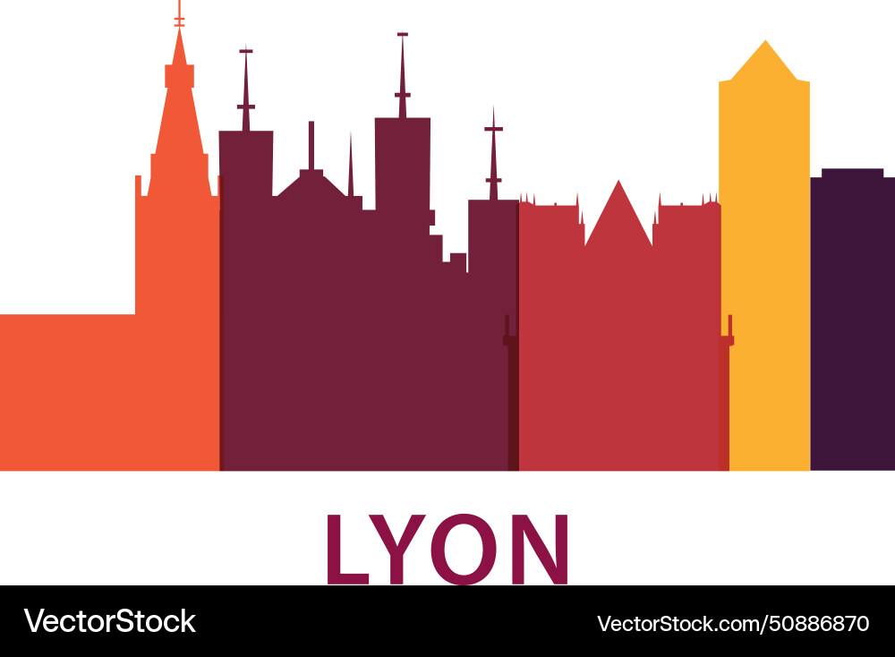 Lyon banner Royalty Free Vector Image - VectorStock