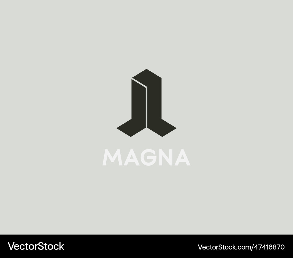 Modern Skyscraper Logo Royalty Free Vector Image