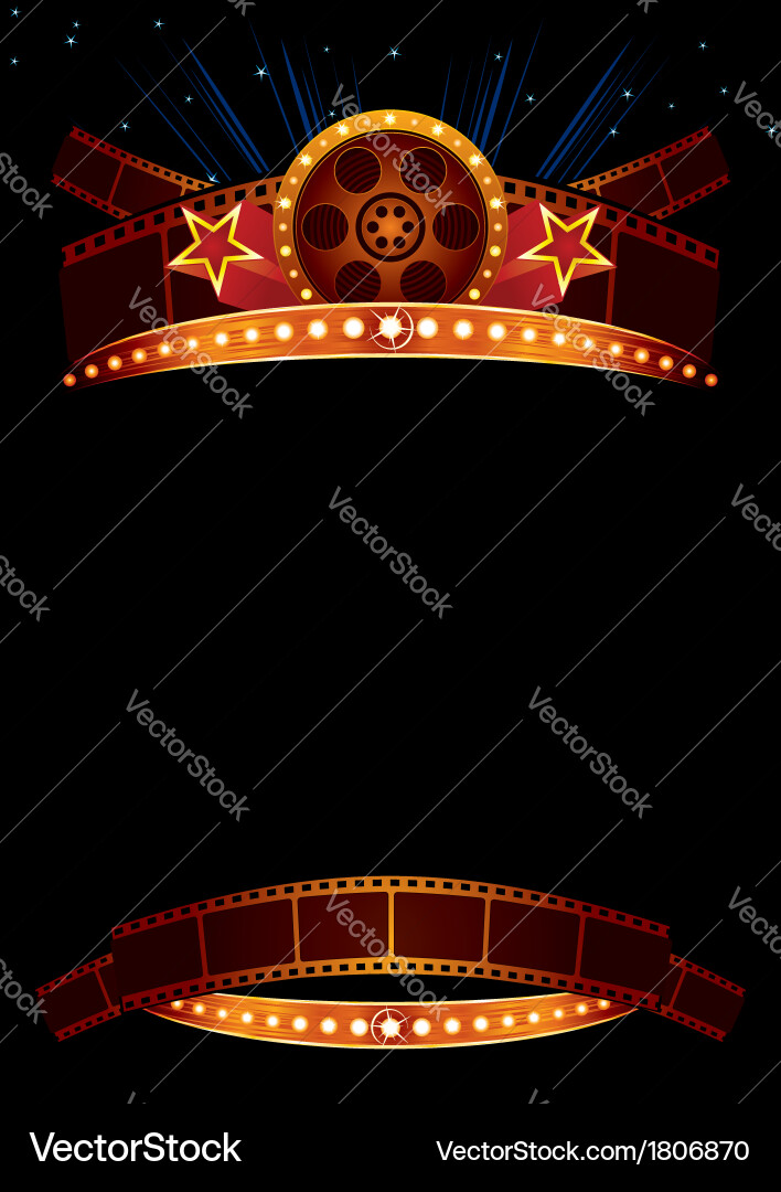 Movie poster Royalty Free Vector Image - VectorStock