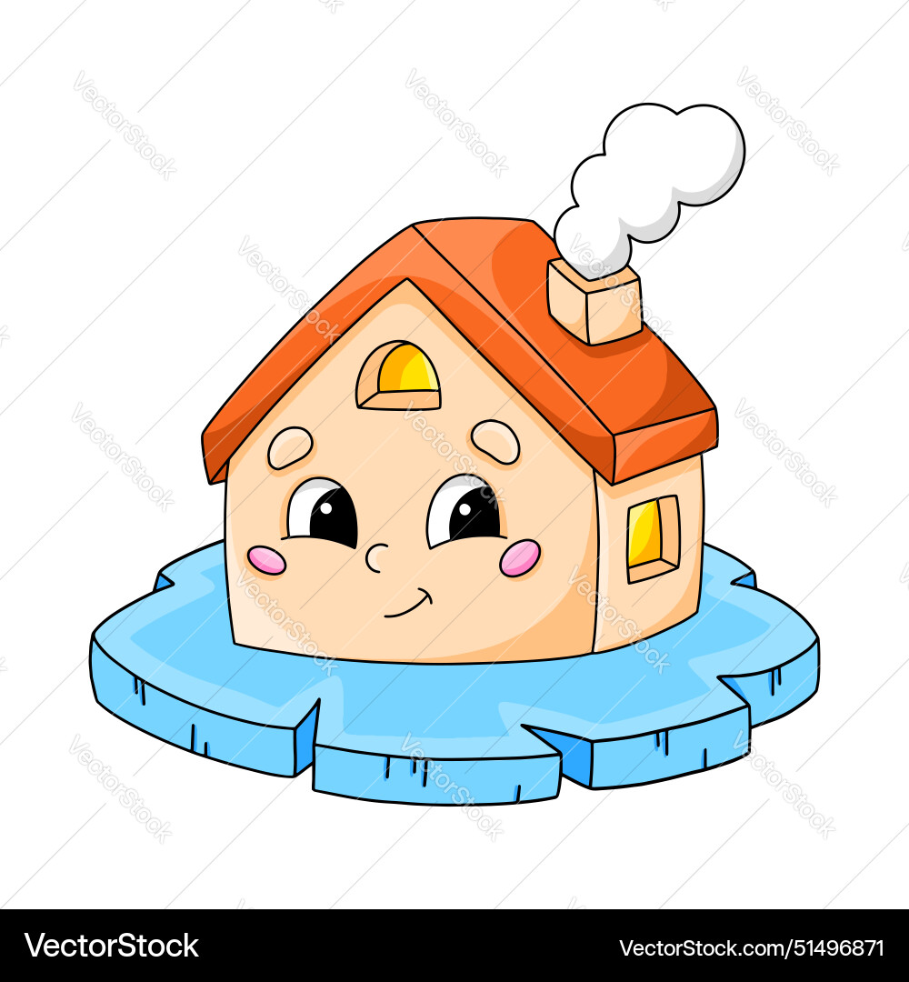 Cartoon character isolated on white background Vector Image